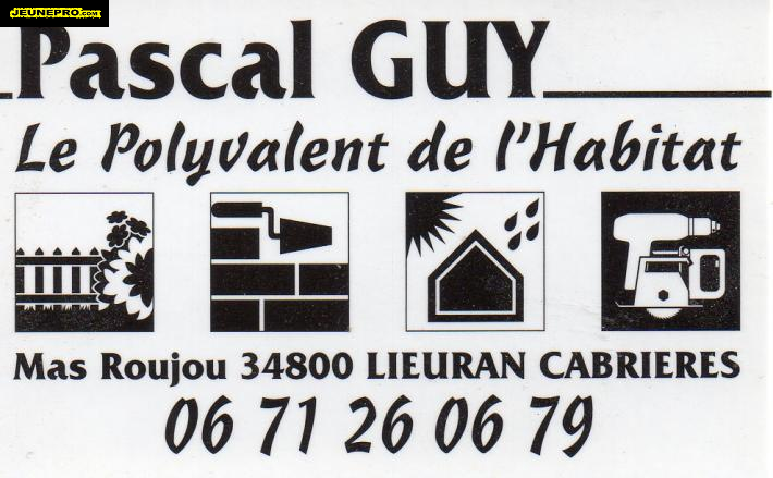 jeunepro.com - SERVICES OFFRE Pascal GUY Polyvalent de l'Habitat en ...